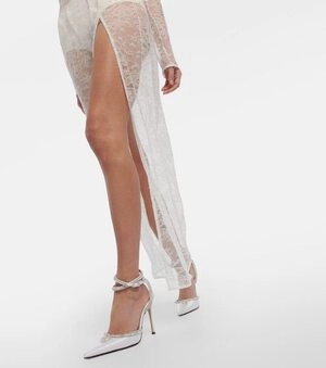 NENSI DOJAKA Bridal Cutout Lace Gown