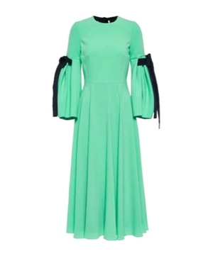 ROKSANDA Perdita Crepe Midi Dress - Green