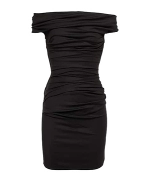 Maticevski The Prize Off-the-shoulder Minidress - Black