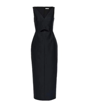 EMILIA WICKSTEAD Illyse Floral Midi Dress - Black