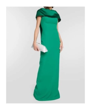 SAFIYAA LONDON Inaya Crêpe Gown