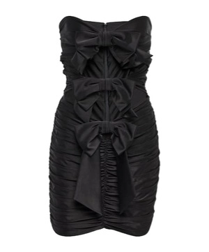 Alexandre Vauthier Strapless Jersey Minidress - Black
