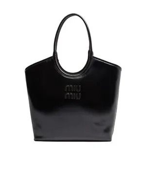 Miu Miu Large Ivy Soft Leather Tote