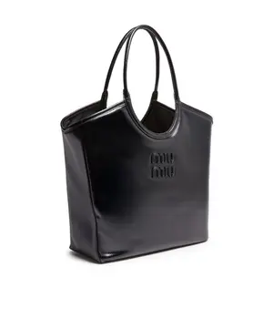 Miu Miu Large Ivy Soft Leather Tote