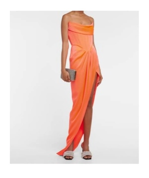 Alex Perry Harland Satin Crêpe Gown