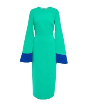 ROKSANDA Wool Midi Dress - Green