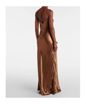 Galvan Provence Satin Maxi Dress