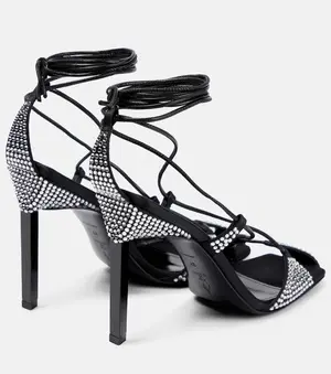 Attico Adele Embellished Sandals
