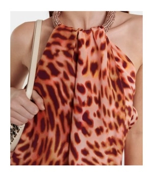 Stella McCartney Printed Halterneck Minidress