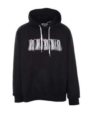 DOUBLET X 10 Corso Como Fringed Hoodie