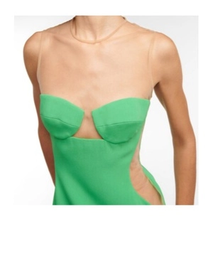 Stella McCartney Mini Dress With Mesh Paneling