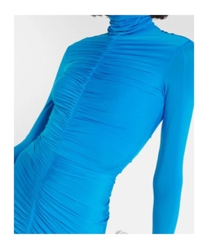 Alex Perry Garner Long Sleeve Turtleneck Gown