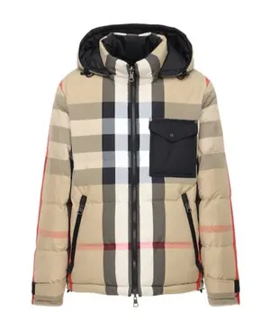 Burberry Reversible Exaggerated Check Padded Jacket
