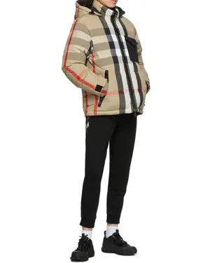 Burberry Reversible Exaggerated Check Padded Jacket