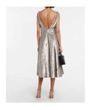 EMILIA WICKSTEAD Chaya Sequined Midi Dress