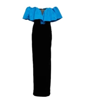 Monique Lhuillier Off-the-shoulder Taffeta Gown