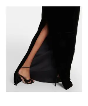 Monique Lhuillier Off-the-shoulder Taffeta Gown