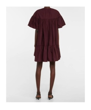 ROKSANDA Zuri Pleated Cotton Mini Dress