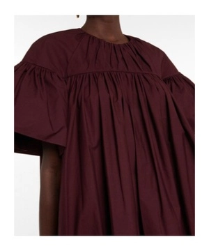 ROKSANDA Zuri Pleated Cotton Mini Dress