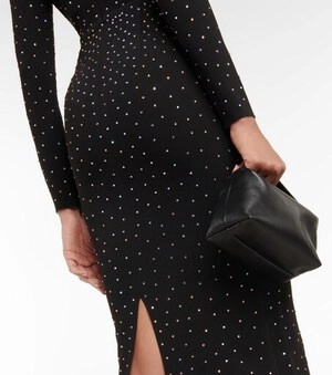 Alex Perry Tiernan Embellished Crêpe Midi Dress