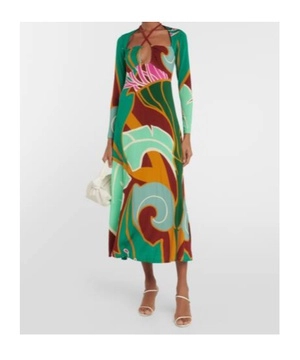 Johanna Ortiz Printed Maxi Dress
