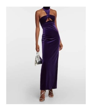 Galvan Cleveland Velvet Gown