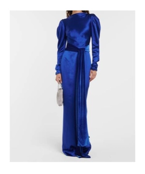 Monique Lhuillier Silk Satin Gown