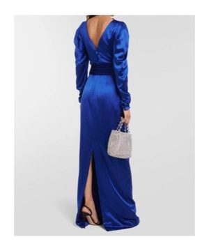 Monique Lhuillier Silk Satin Gown