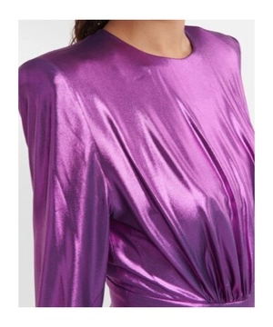 Alexandre Vauthier Draped Satin Jersey Minidress