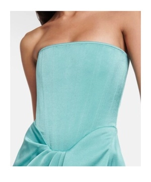 Alex Perry Strapless Gathered Gown