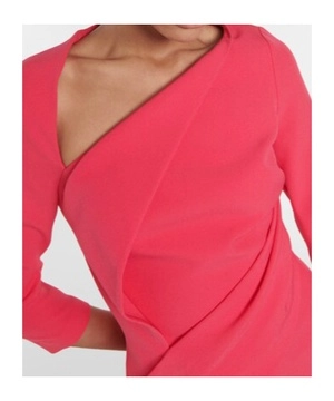 Safiyaa Pollina Crepe Gown - Red