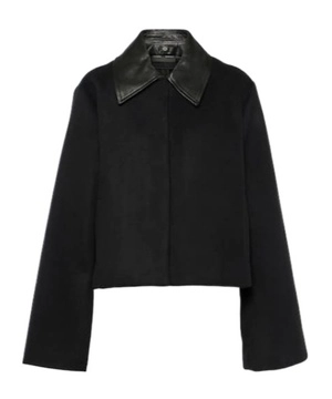 Proenza Schouler Cropped Wool-blend Jacket - Black
