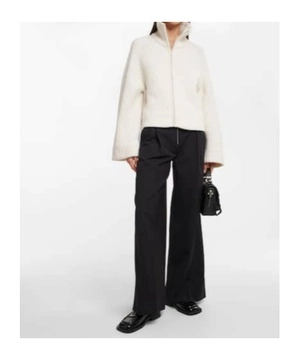 Proenza Schouler High-rise Wide-leg Wool-blend Pants