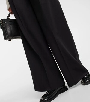 Proenza Schouler High-rise Wide-leg Wool-blend Pants