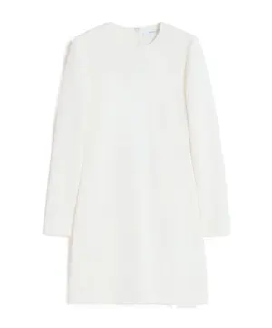 Max Mara Short Scuba Jersey Dress - Ivory