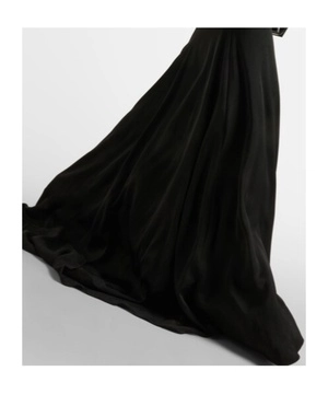 Alex Perry Satin Crêpe Corset Gown
