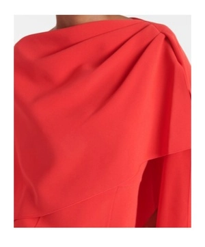 ROKSANDA Demetria Caped Midi Dress