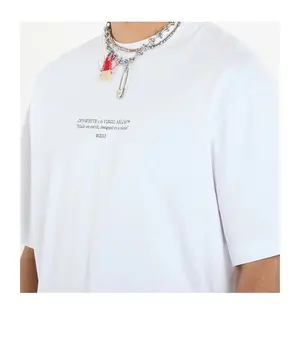 Off-White Slogan Printed Crewneck T-shirt