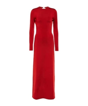 Galvan Long-sleeved Gown - Red