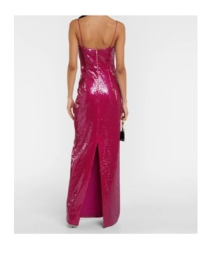 Rebecca Vallance Sequined Floral Appliqué Dress