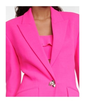 David Koma Embellished Virgin Wool Blazer