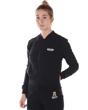 Moschino Logo Zipper Casual Jacket