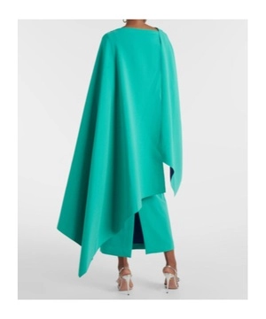 ROKSANDA Demetria Caped Crêpe Gown
