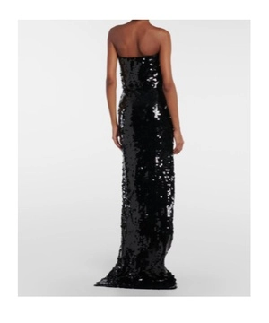EMILIA WICKSTEAD Josiah Strapless Sequin Gown