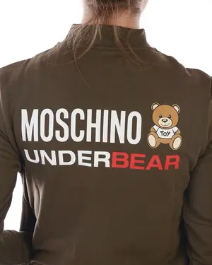 Moschino Logo Zipper Casual Jacket