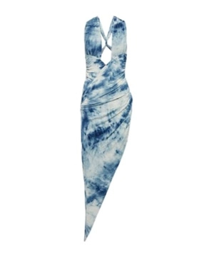 Alexandre Vauthier Printed Cut-out Midi Dress