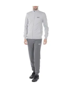 EA7 Zipper Sweater And Trousers - Gray