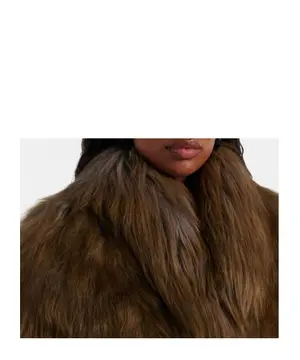 Blumarine Cropped Shearling Jacket