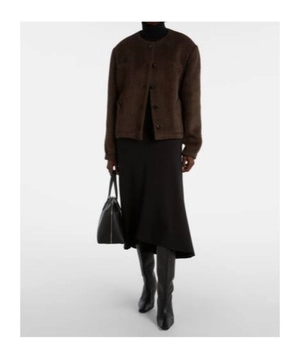 BLAZÉ MILANO Gliss Chevron Alpaca And Wool Jacket