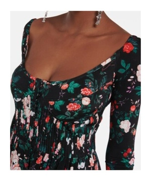 Rabanne Floral Corset Maxi Dress